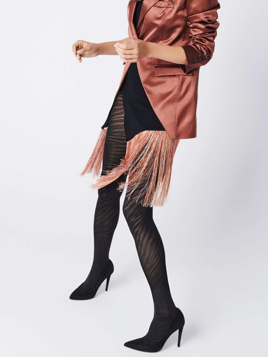 Fiore - collants opaques à motif animal